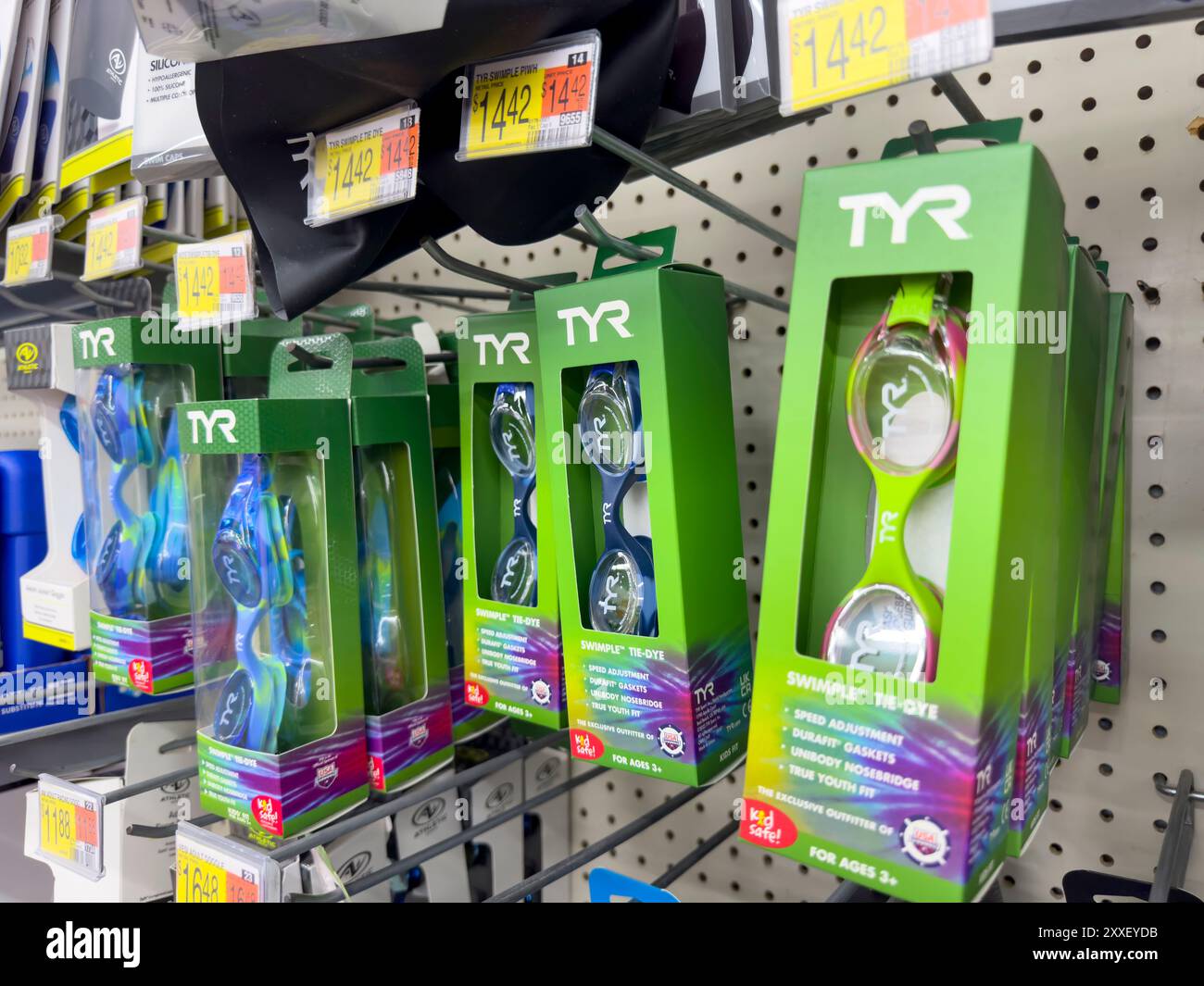 Los Angeles, California, United States - 04-14-2024: A view of several ...