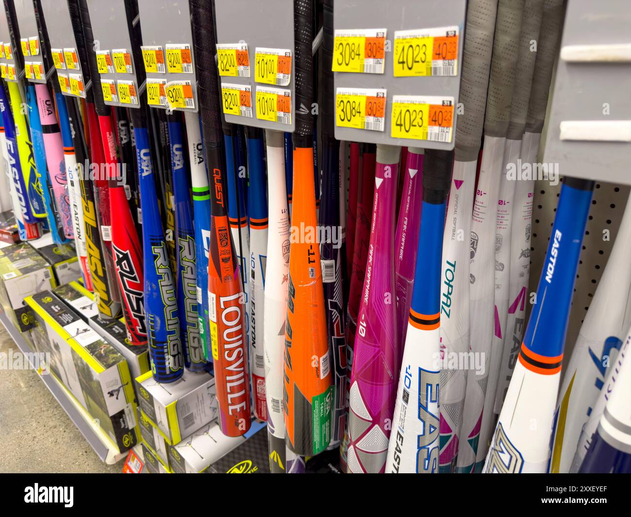 Los Angeles, California, United States - 04-14-2024: A view of several ...