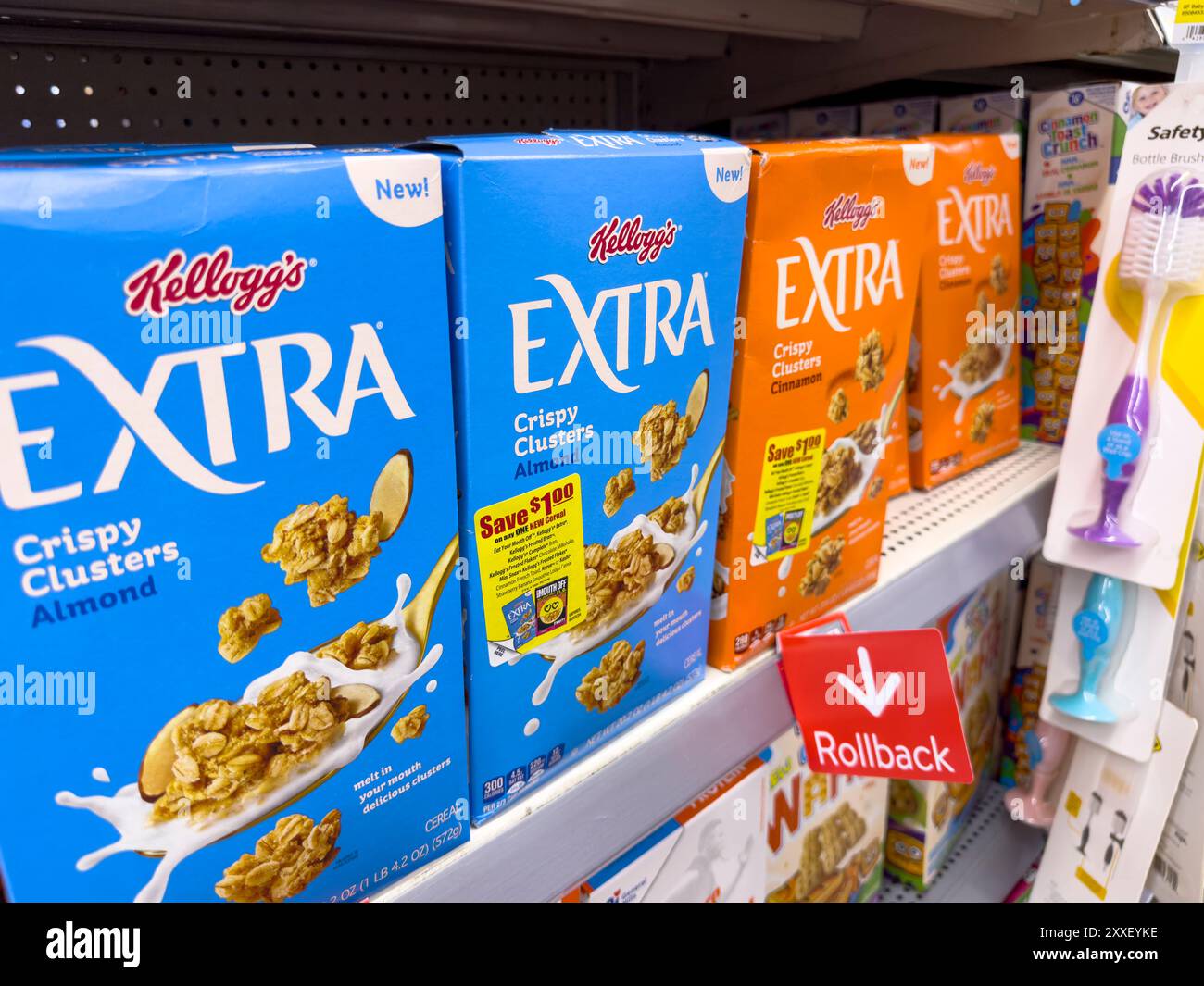 Los Angeles, California, United States - 04-14-2024: A view of several ...