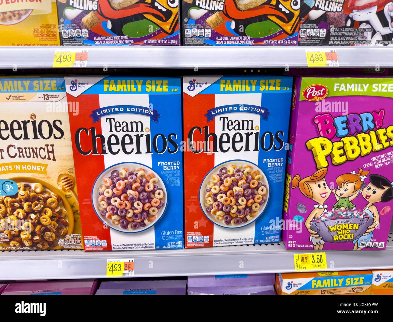 Los Angeles, California, United States - 04-14-2024: A view of several ...