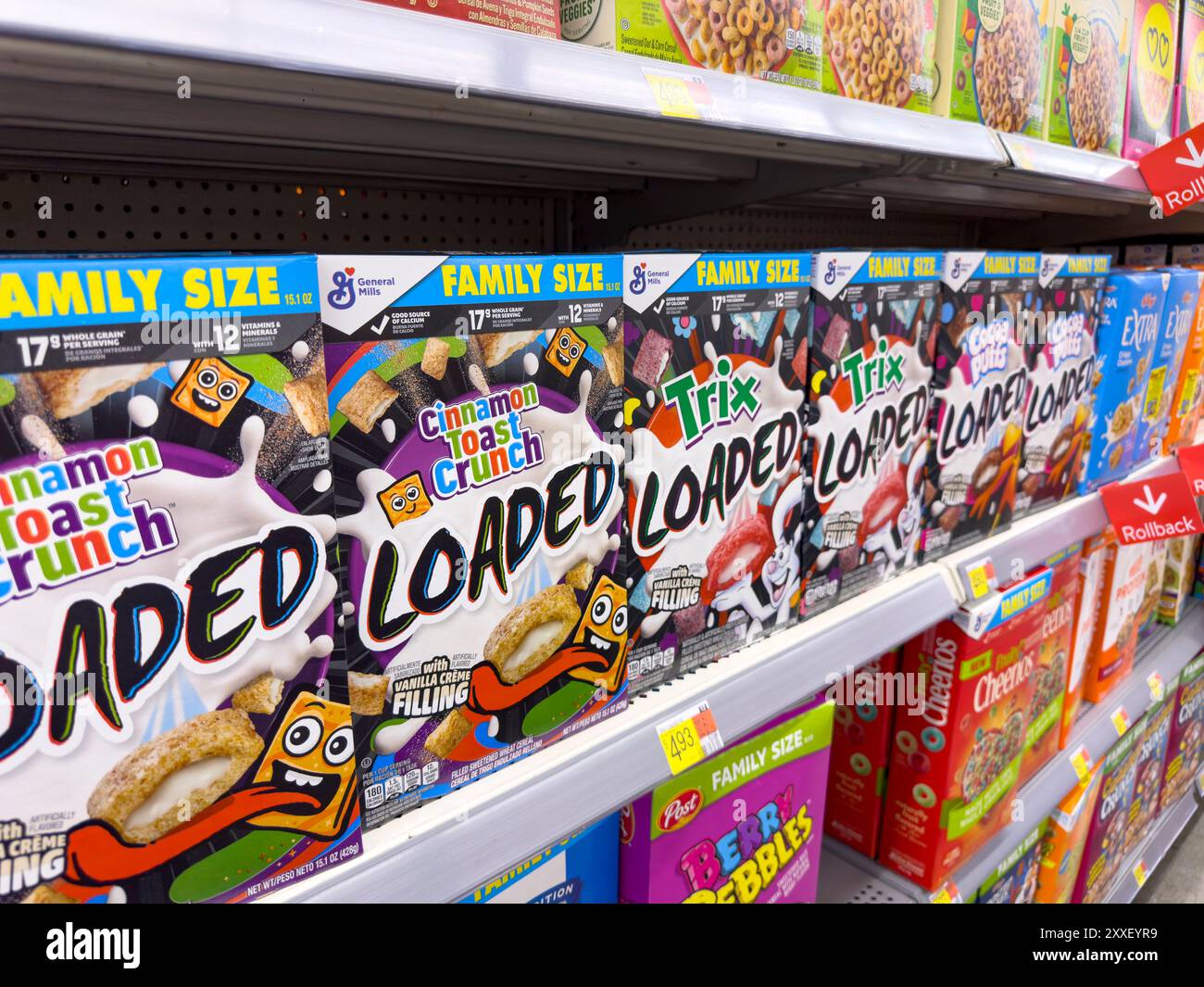 Los Angeles, California, United States - 04-14-2024: A view of several ...