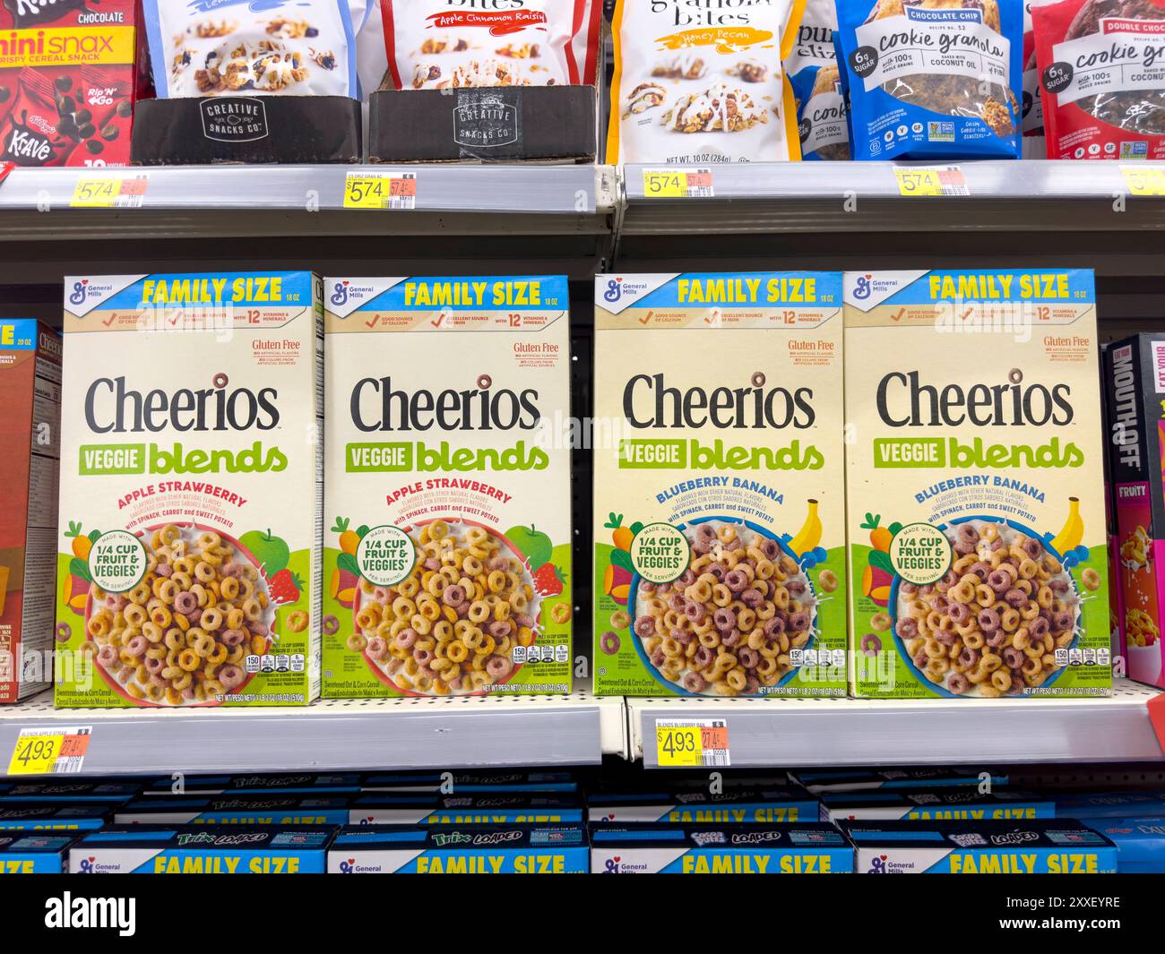 Los Angeles, California, United States - 04-14-2024: A view of several ...