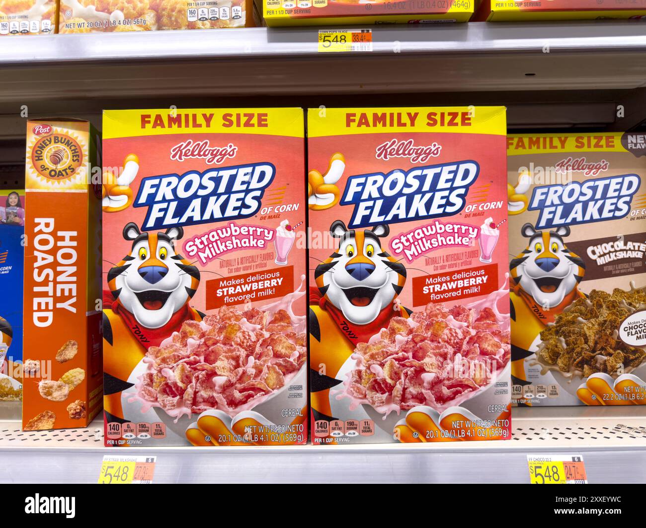 Los Angeles, California, United States - 04-14-2024: A view of several ...