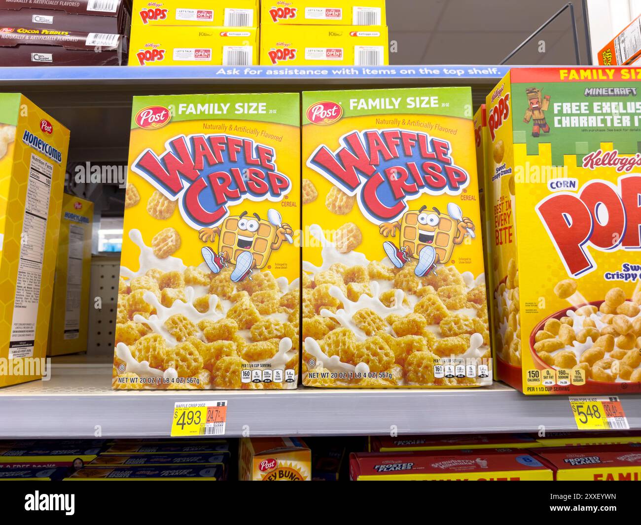 Los Angeles, California, United States - 04-14-2024: A view of several ...