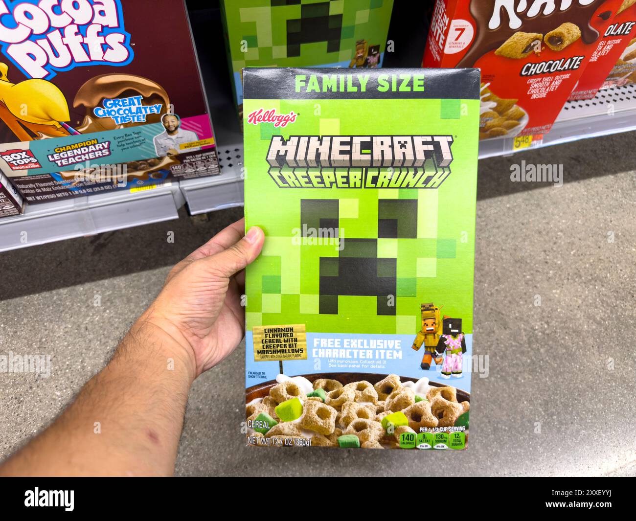 Los Angeles, California, United States - 04-14-2024: A view of a hand ...