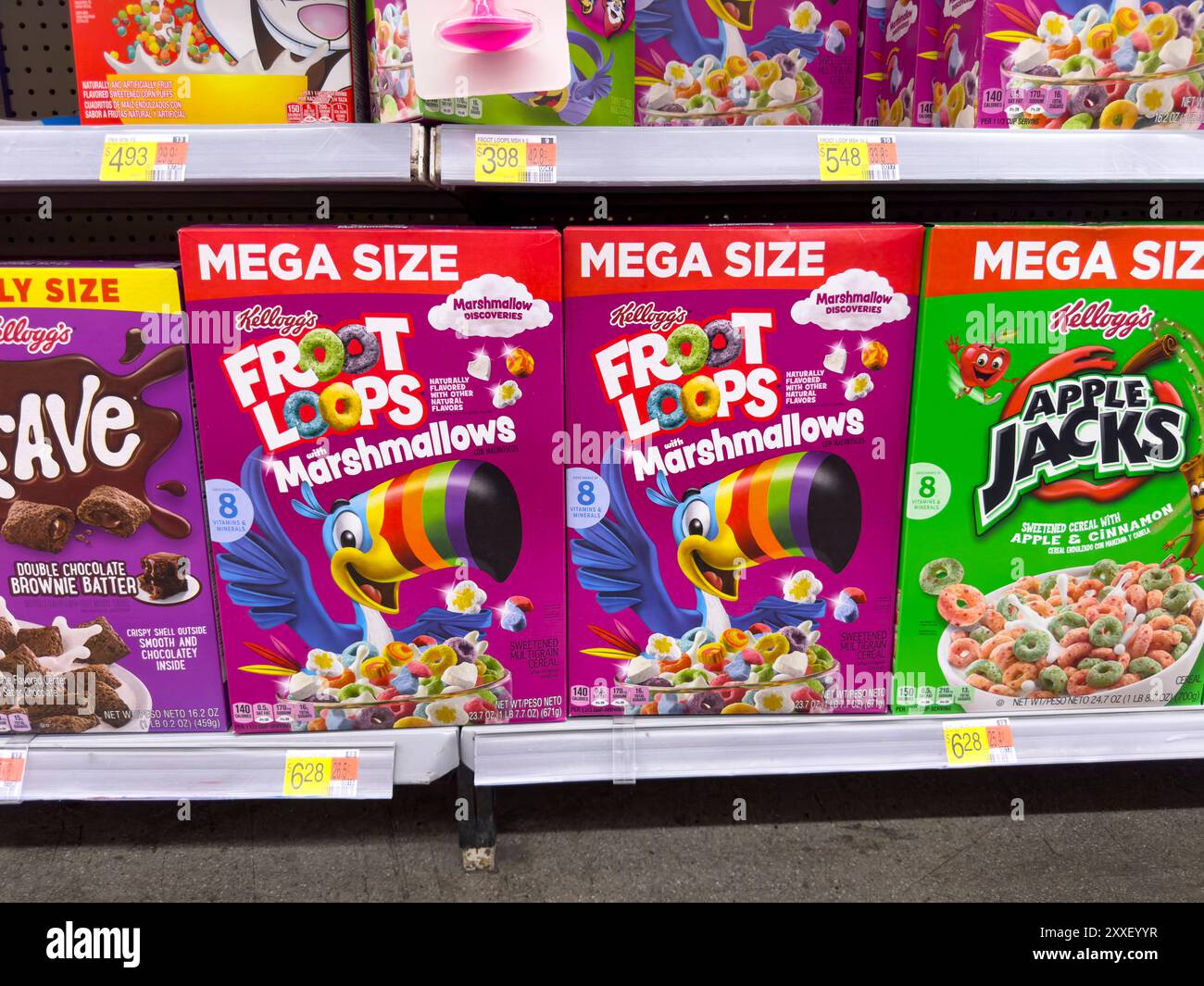 Los Angeles, California, United States - 04-14-2024: A view of several ...