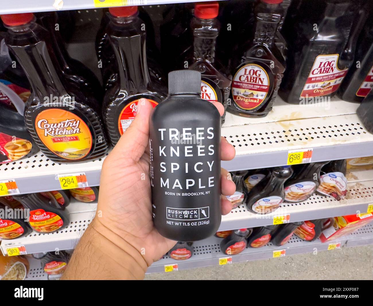 Los Angeles, California, United States - 04-14-2024: A view of a hand ...