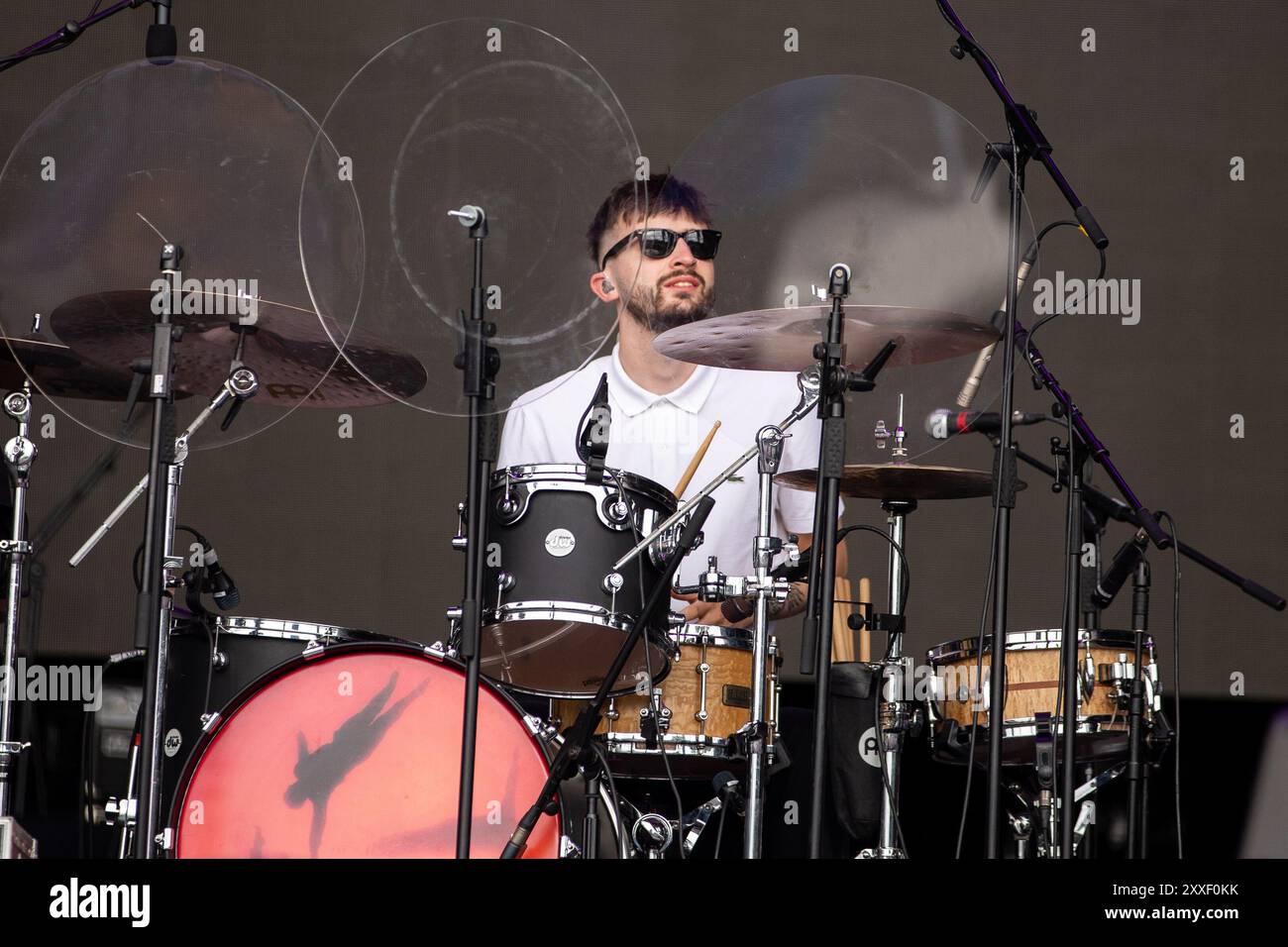 Leeds, England, 24th August, 2024. The K's playing the Main Stage at ...