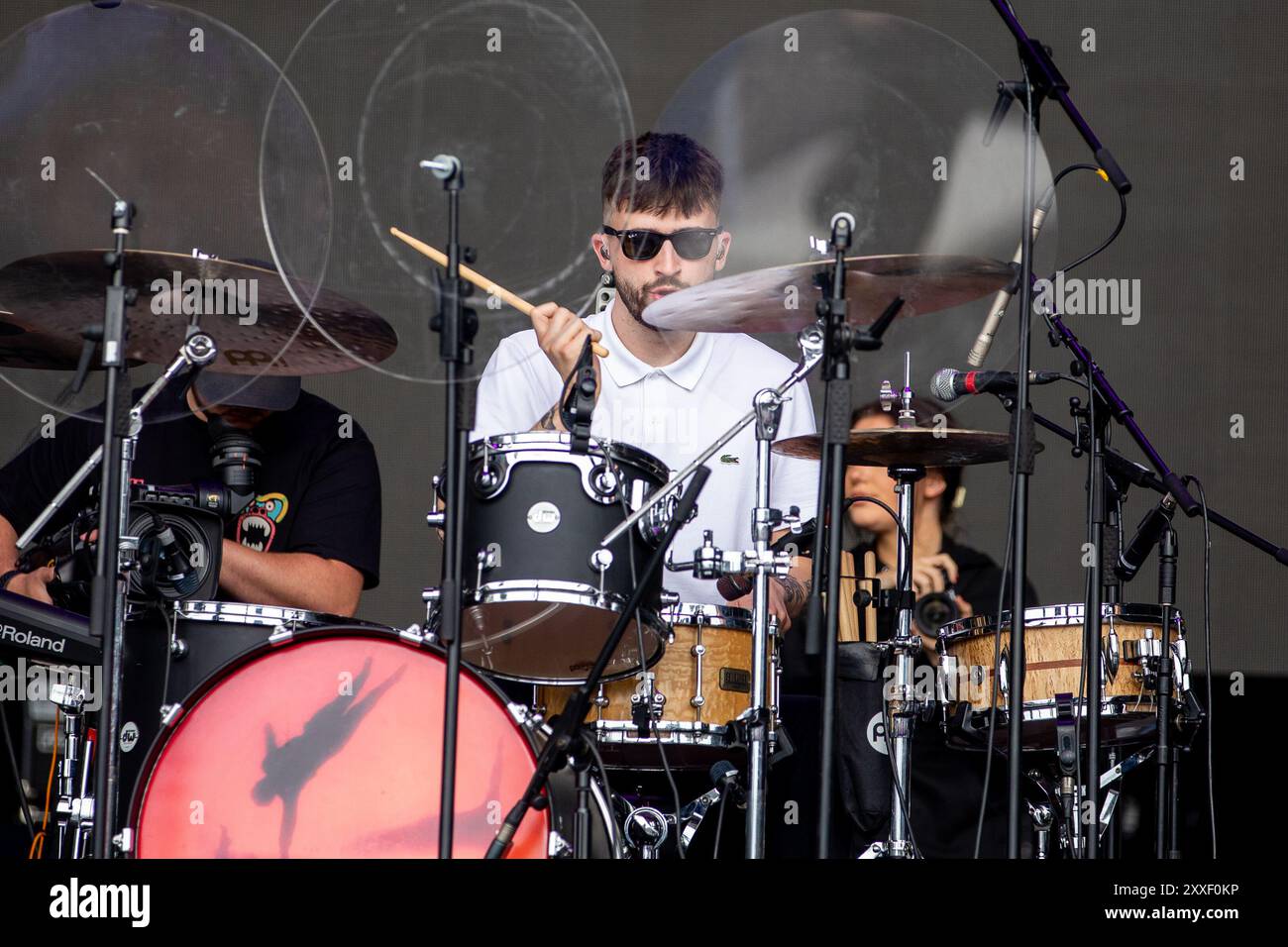 Leeds, England, 24th August, 2024. The K's playing the Main Stage at ...