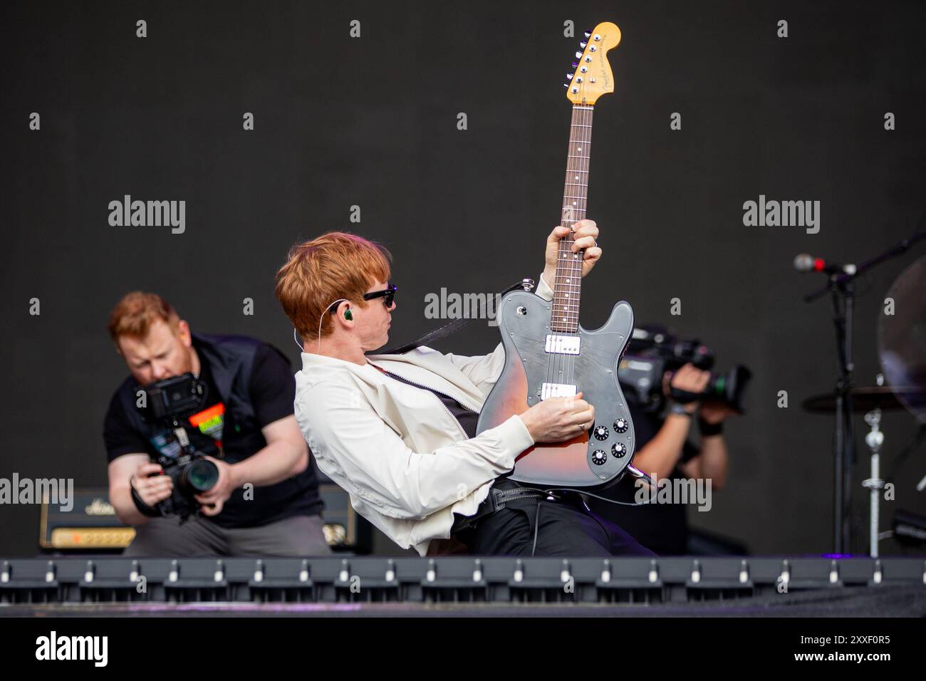 Leeds, England, 24th August, 2024. The K's playing the Main Stage at ...
