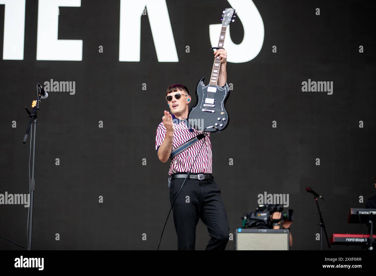 Leeds, England, 24th August, 2024. The K's playing the Main Stage at ...