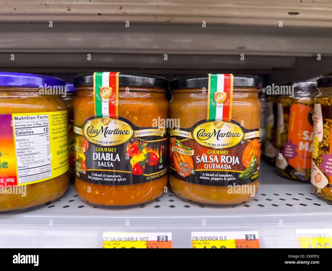 Los Angeles, California, United States - 04-14-2024: A view of several ...