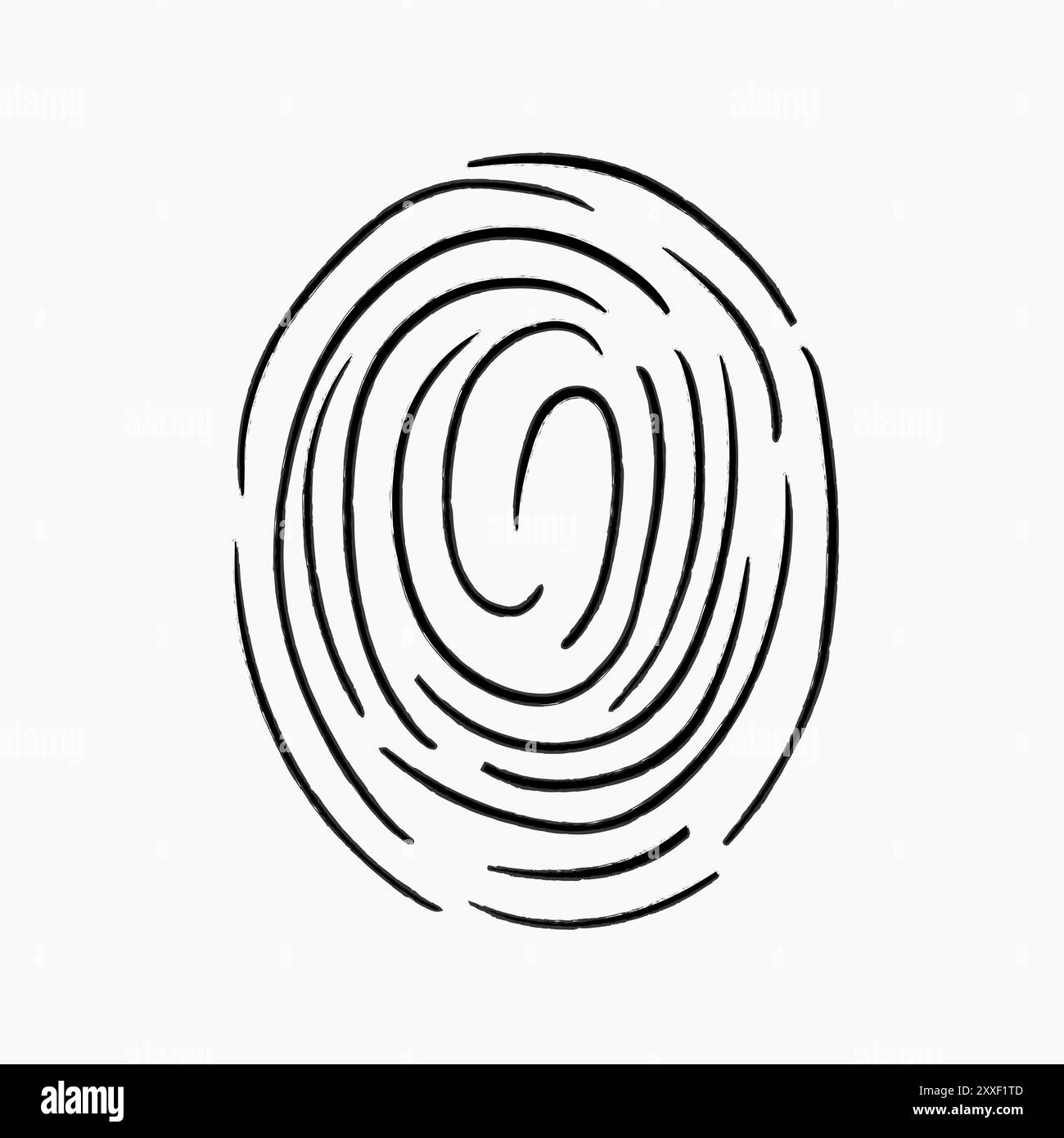 Touch id digital personal Cut Out Stock Images & Pictures - Alamy