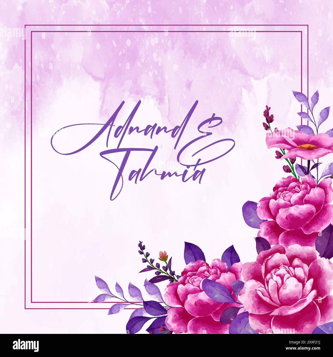 Pink floral wreath clipart hi-res stock photography and images - Alamy