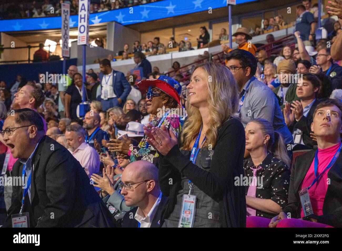 Chicago, Illinois USA - 08-21-2024: Democratic National Convention ...
