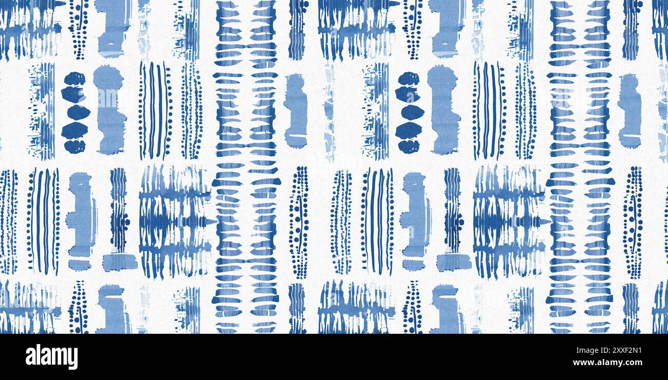 Modern blue white irregular beach stripe border for summer doodle ...