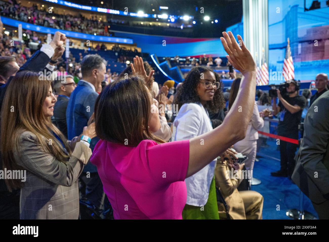 Chicago, Illinois USA - 08-21-2024: Democratic National Convention ...