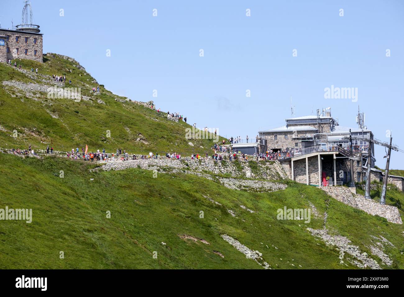 view of the stone tourist settlement building Stock Photo - Alamy