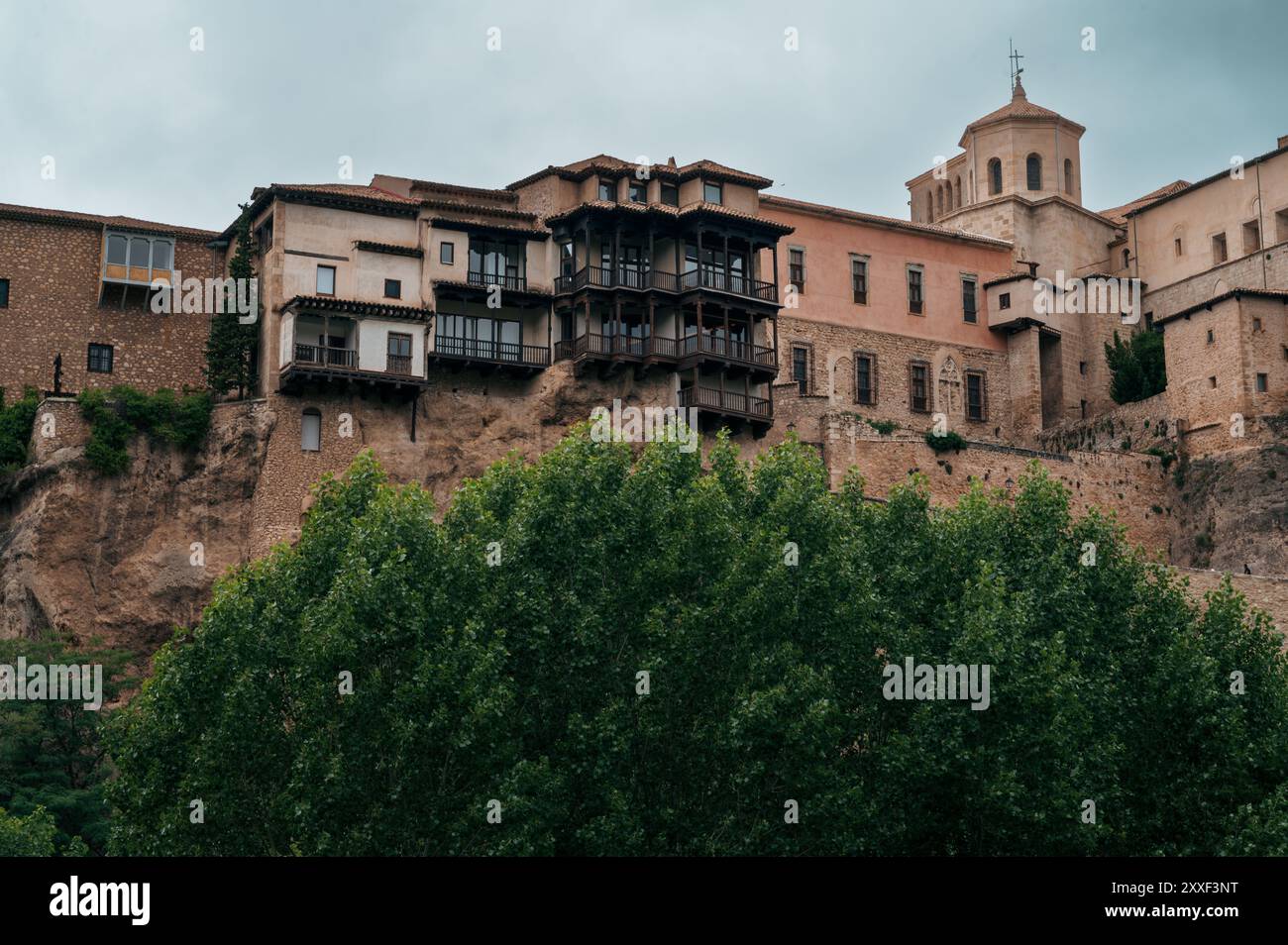 Famous Hanging houses of Cuenca, Spain. Casas colgadas Stock Photo - Alamy