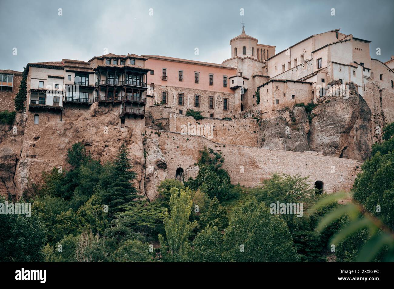 Cuenca's Hanging Houses: A Timeless Masterpiece Stock Photo - Alamy