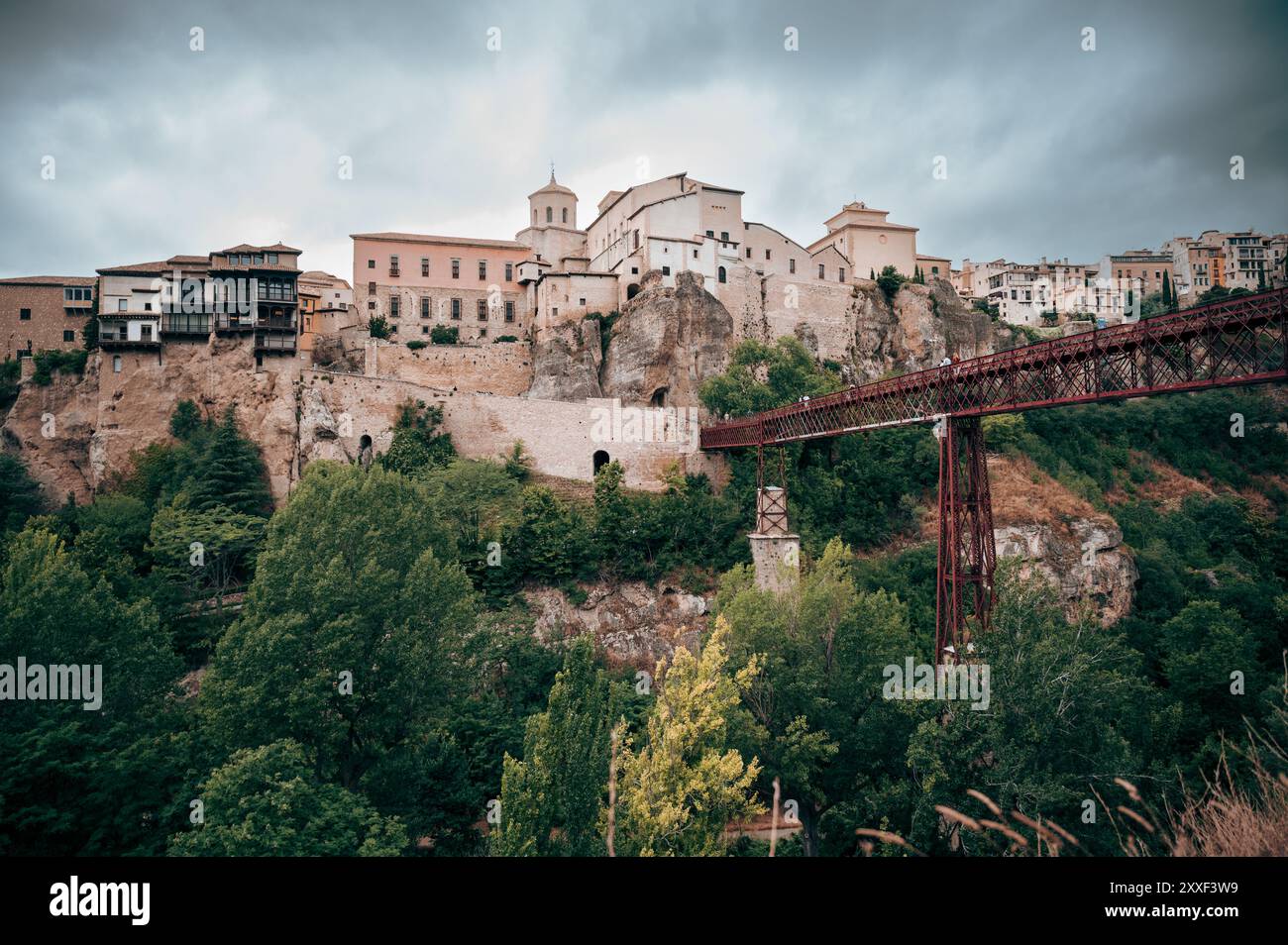 The Hanging Houses of Spain. Cuenca's Hidden Gem Stock Photo - Alamy