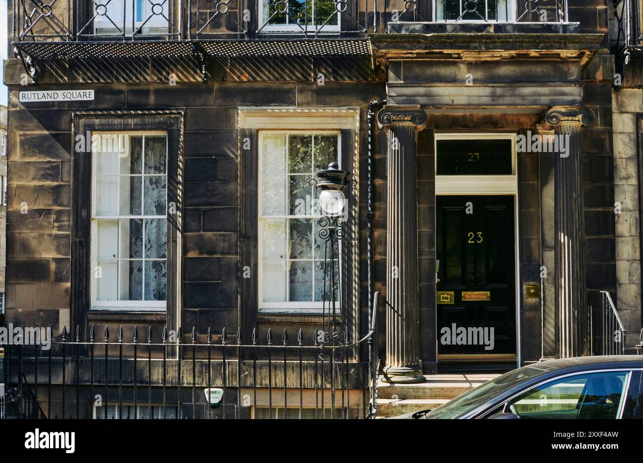 The late Georgian buildings of Rutland Square are part of Edinburgh's ...