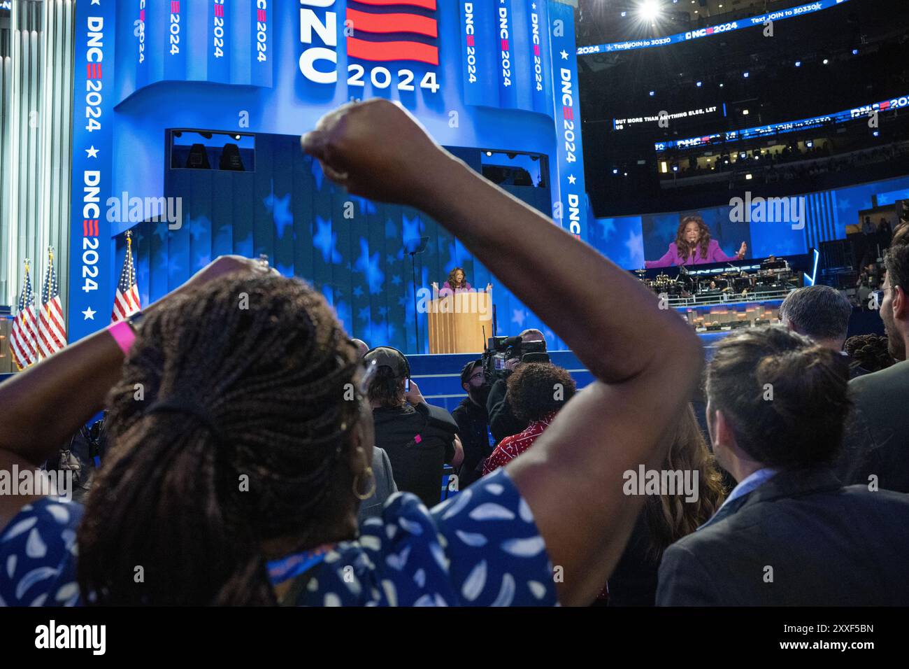 Chicago, Illinois USA - 08-21-2024: Democratic National Convention ...