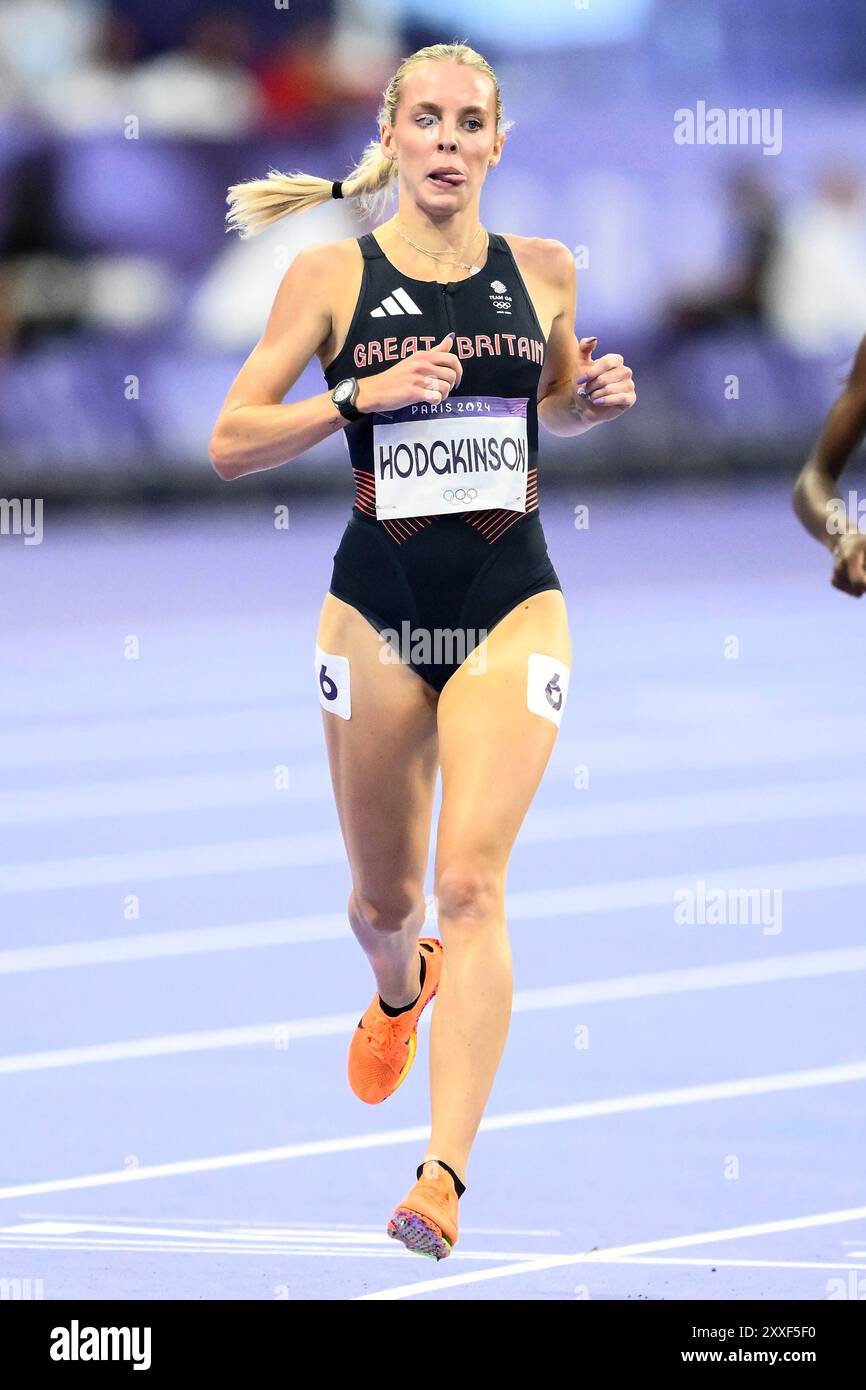Keely Hodgkinson of Great Britain competes in the 800m women semi-final ...