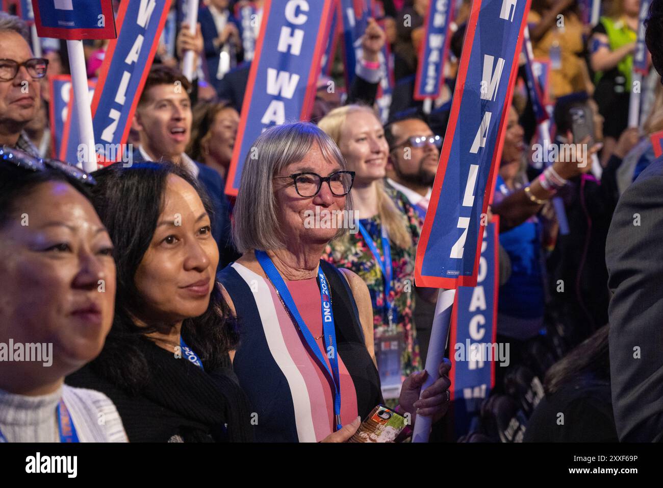 Chicago, Illinois USA - 08-21-2024: Democratic National Convention ...