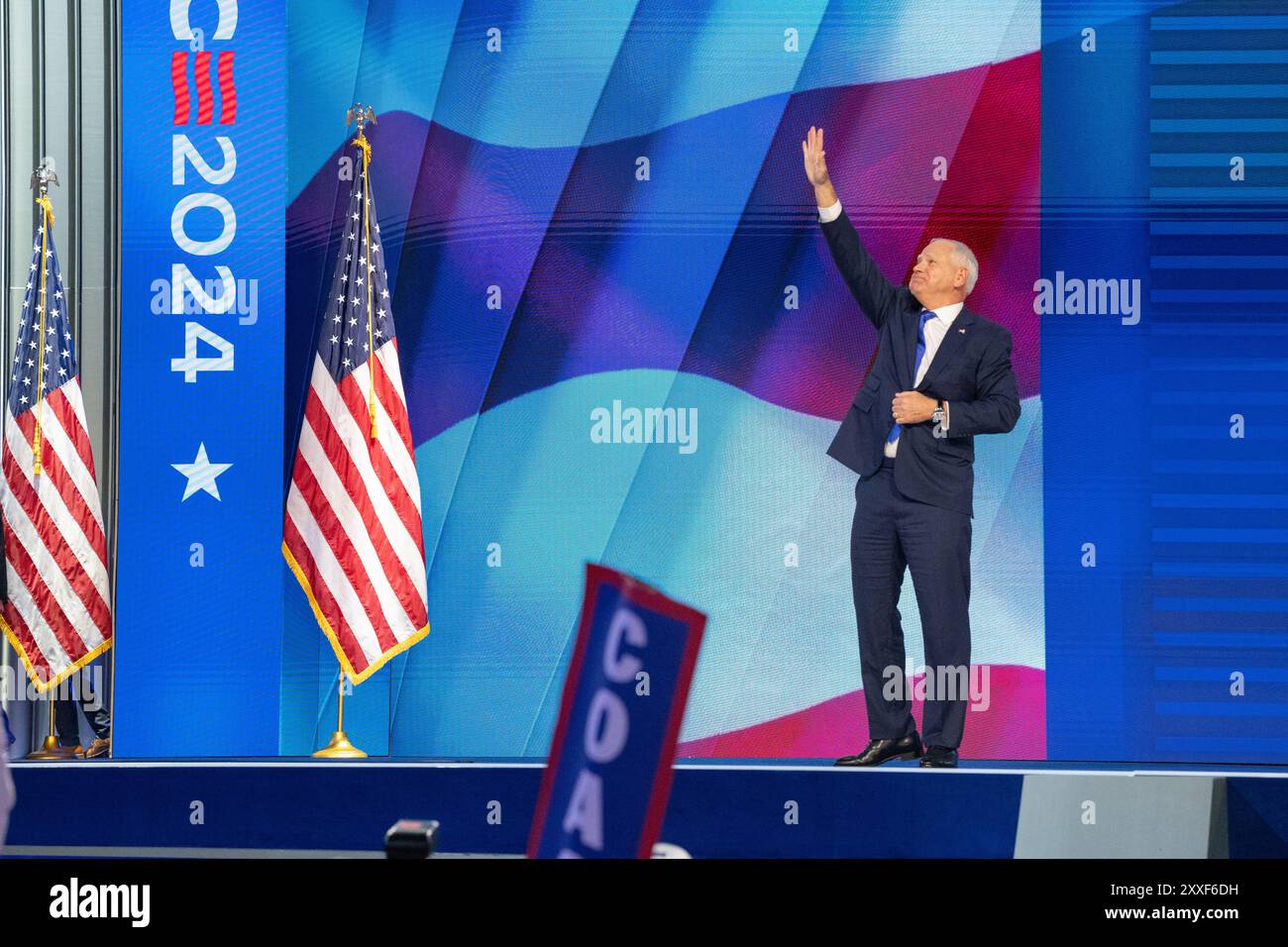 Chicago, Illinois USA - 08-21-2024: Democratic National Convention ...