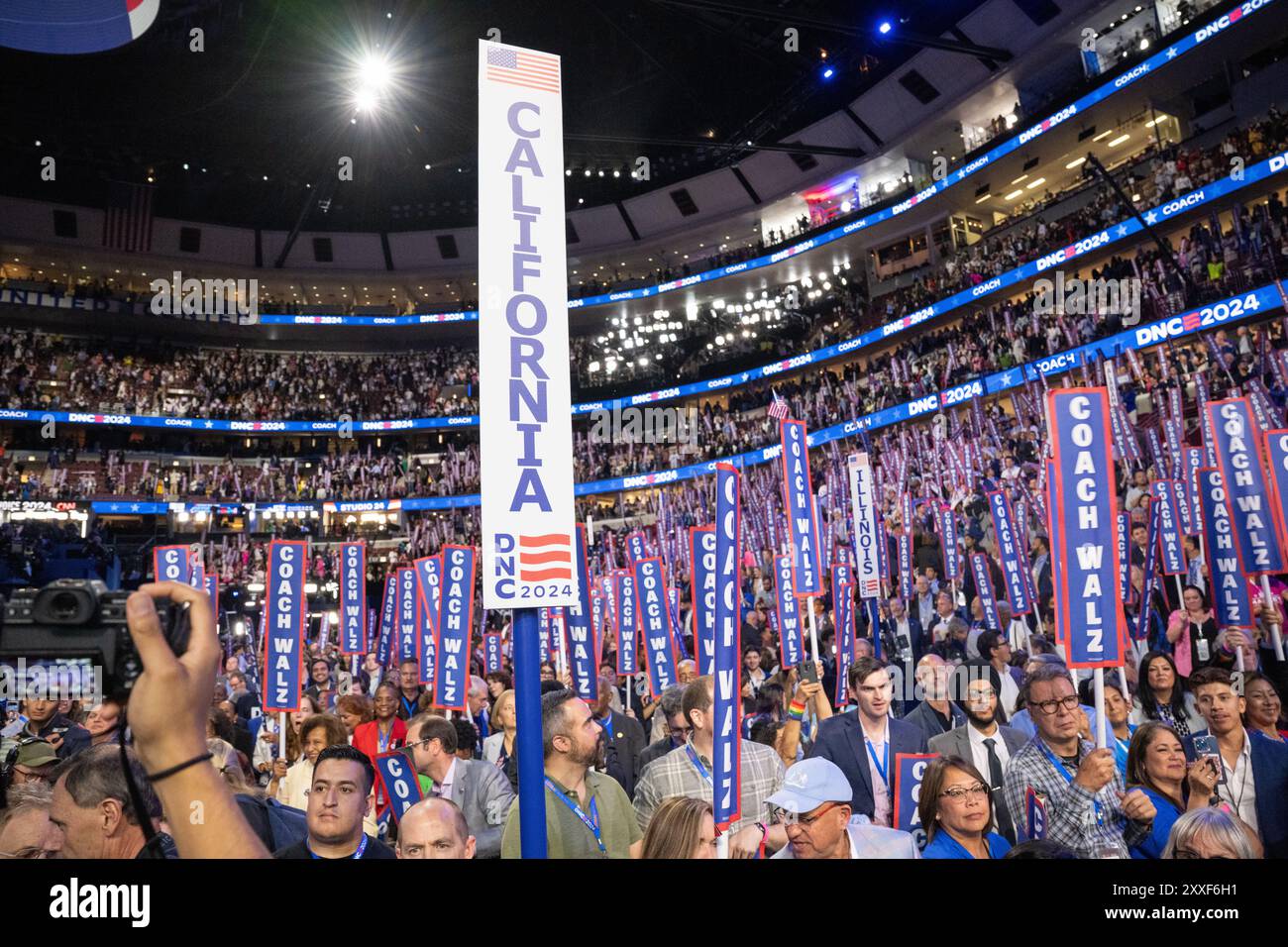 Chicago, Illinois USA - 08-21-2024: Democratic National Convention ...