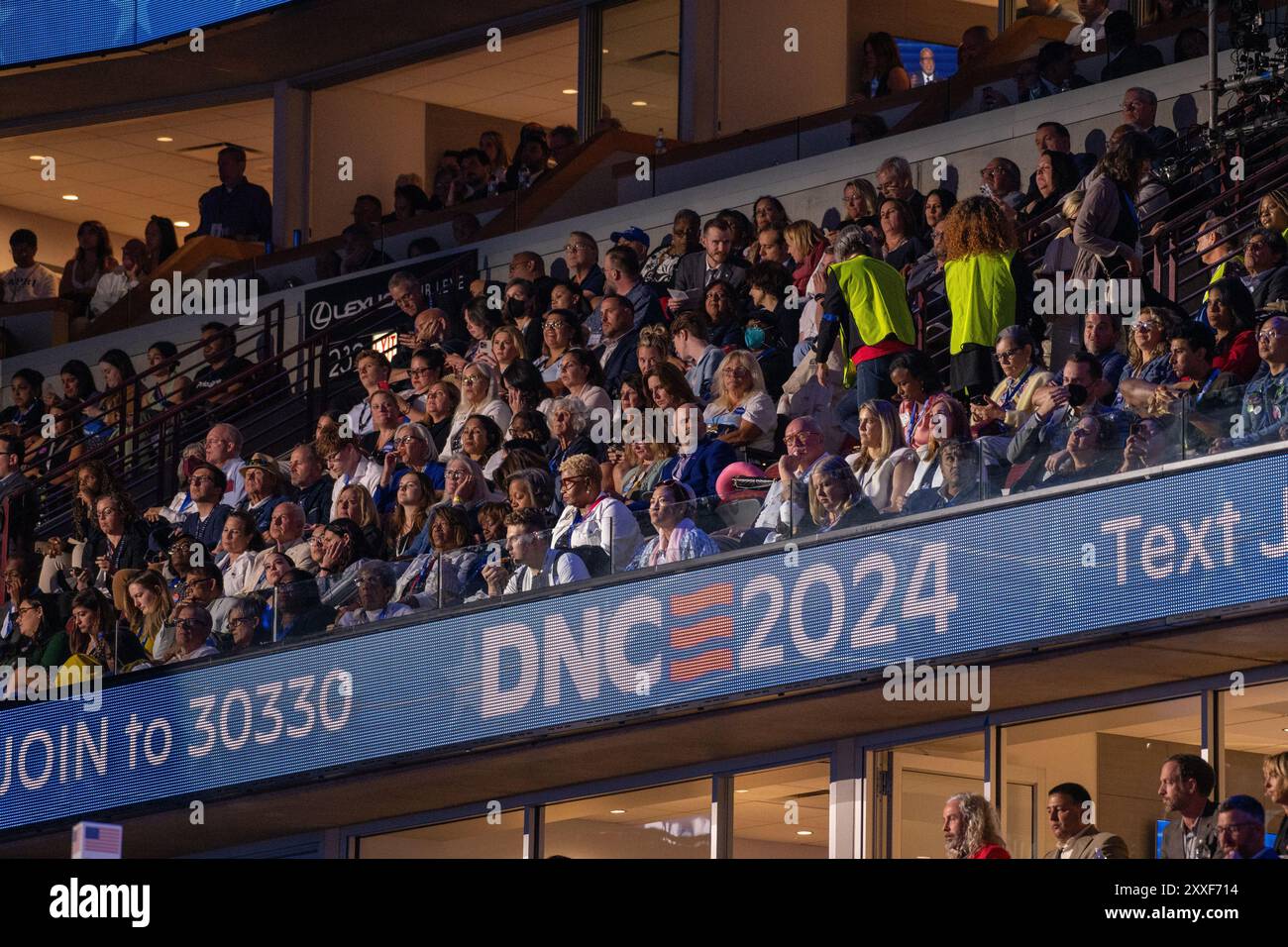 Chicago, Illinois USA - 08-21-2024: Democratic National Convention ...