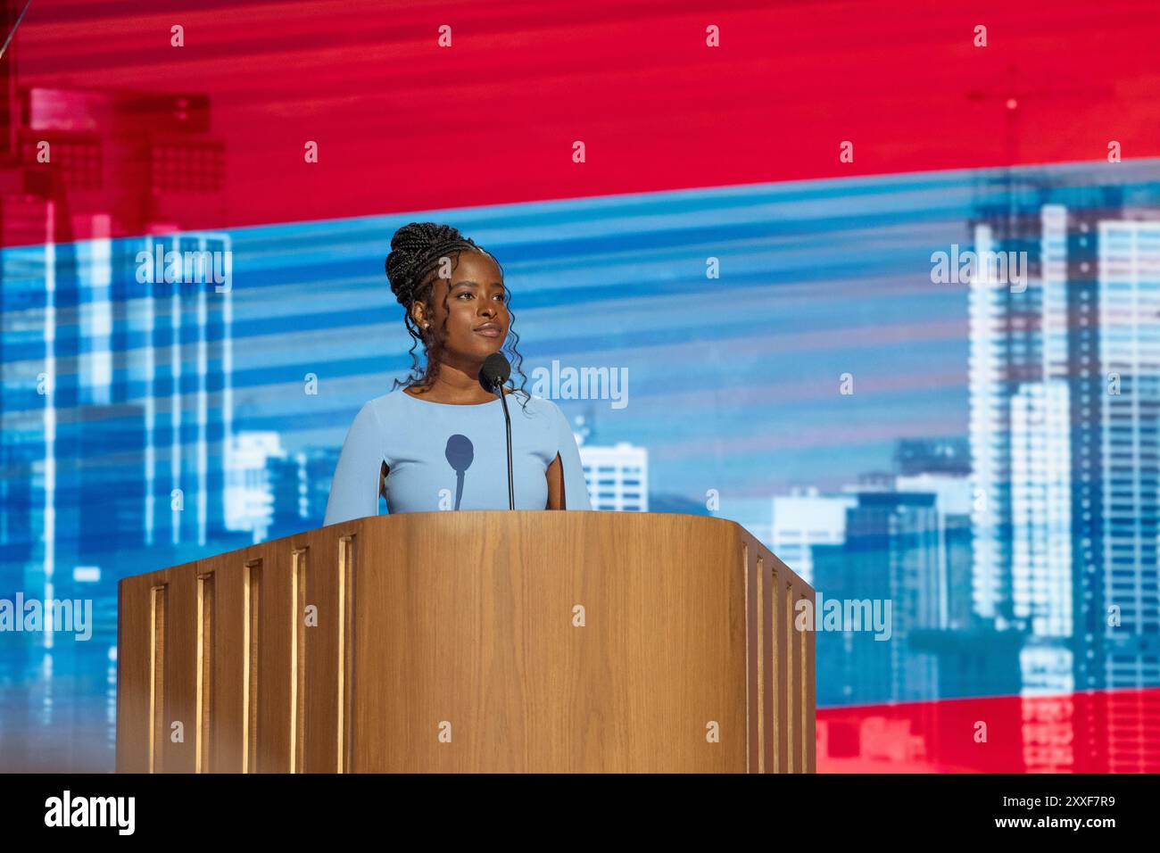 Chicago, Illinois USA - 08-21-2024: Democratic National Convention ...