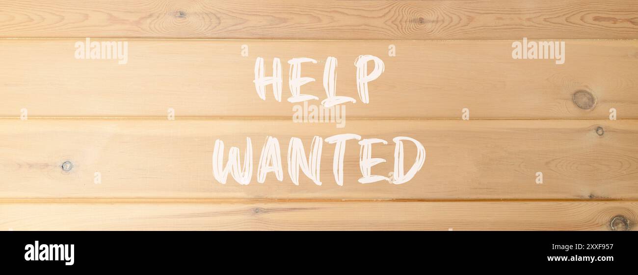 Help wanted and support symbol. Concept words Help wanted on beautiful ...