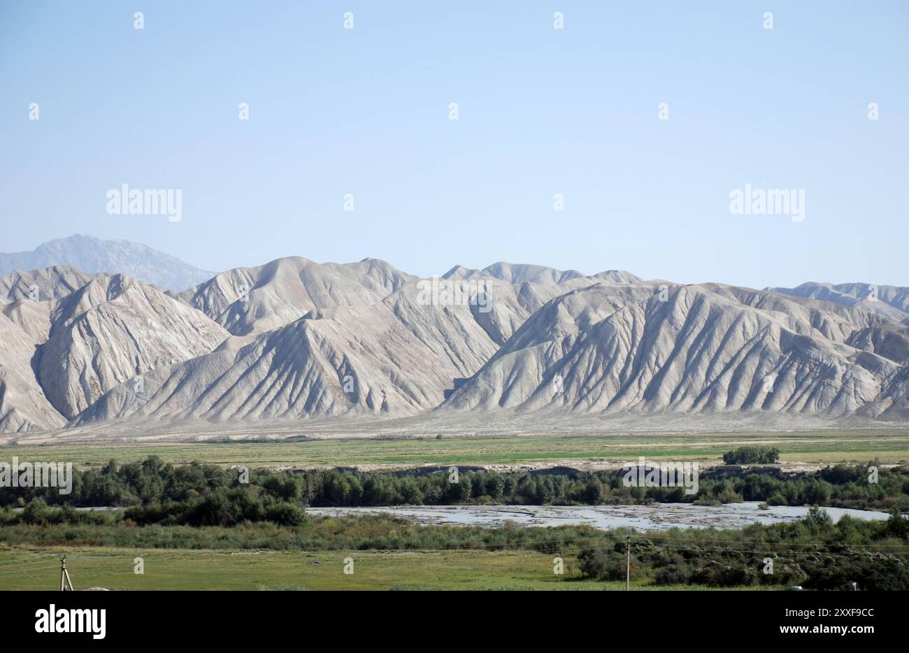 the Mountain landscape of Kyrgyzstan in central asia Stock Photo - Alamy