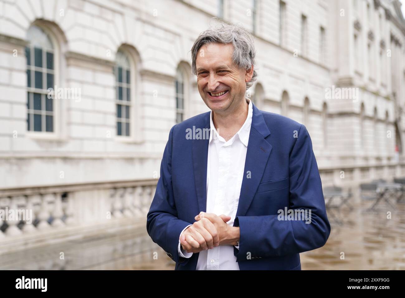 Jonathan Reekie, director of Somerset House Trust speaking at the re ...