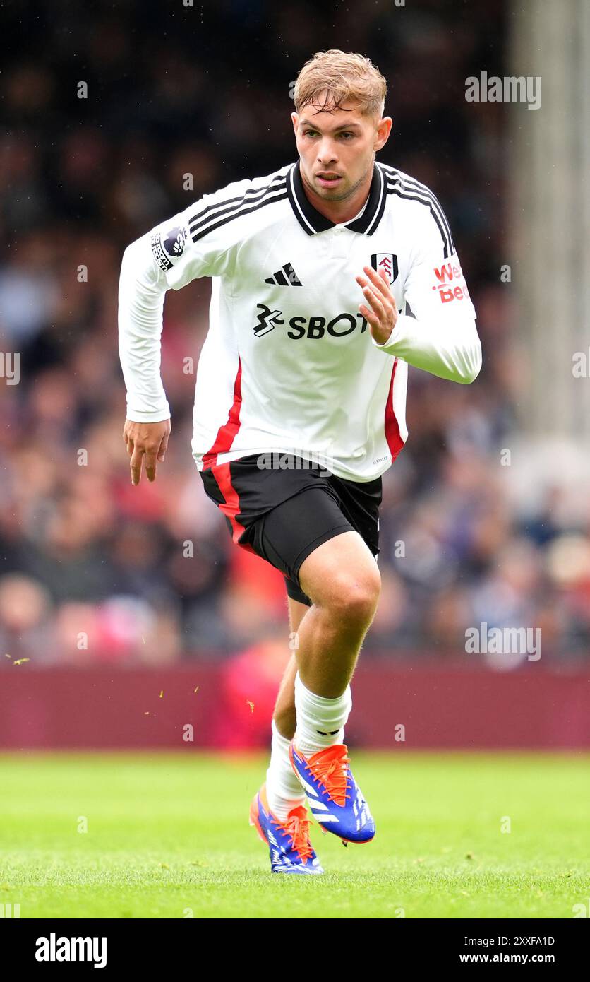Fulham's Emile Smith Rowe during the Premier League match at Craven ...