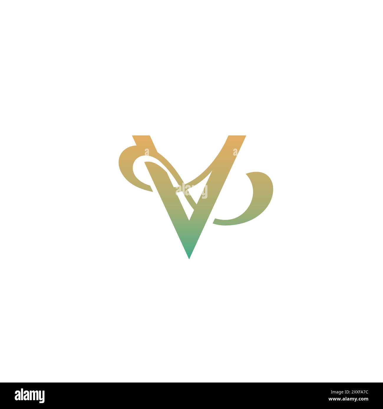 Letter V Leaf Logo Design. V Icon Vector Stock Vector Image & Art - Alamy