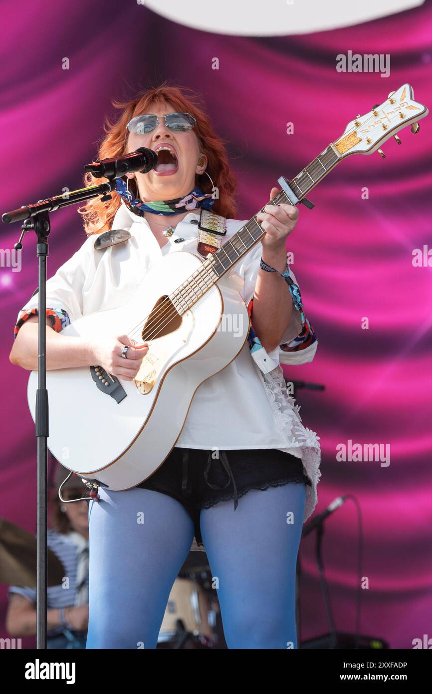 Southsea, Hampshire, UK, CMAT on the common stage at Victorious ...