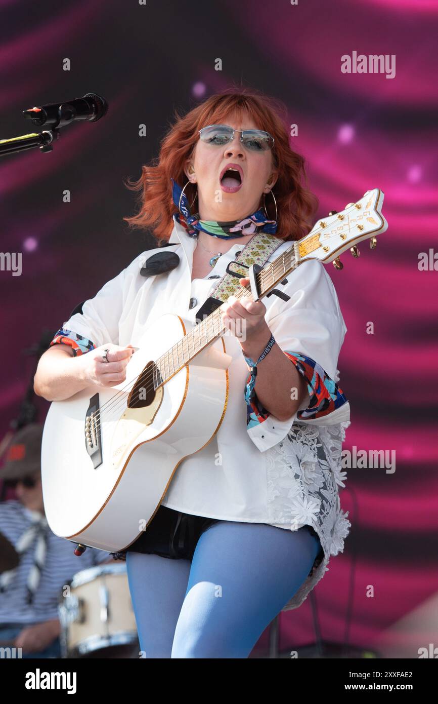 Southsea, Hampshire, UK, CMAT on the common stage at Victorious ...