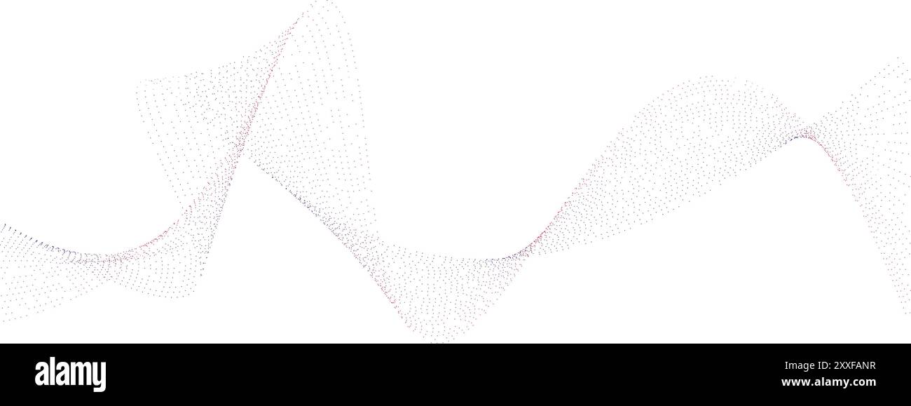 gradient particles lines design element. Vector illustration Stock ...