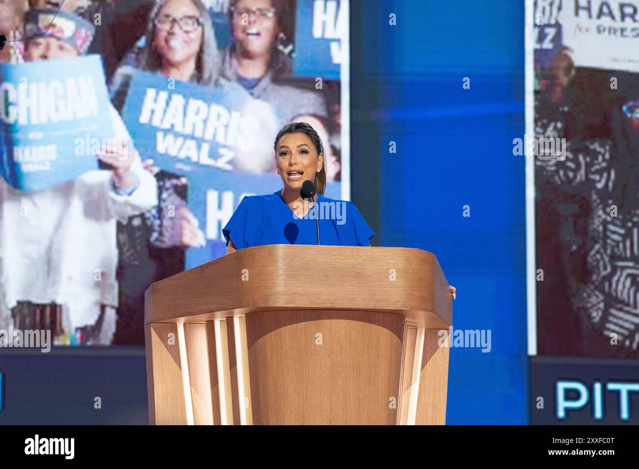 Chicago, Illinois USA - 08-22-2024: Democratic National Convention ...