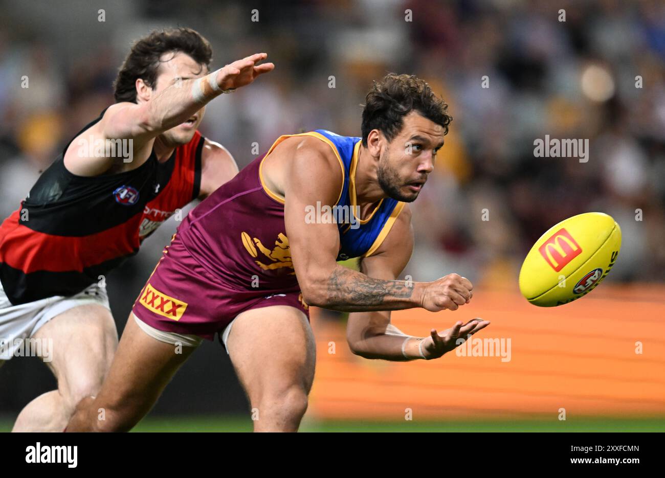 Brisbane, Australia. 24th Aug, 2024. Callum Ah Chee of the Lions during ...