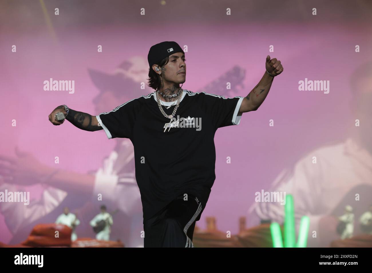 August 23, 2024, Mexico City, Ciudad de Mexico, Mexico: Mexican singer ...