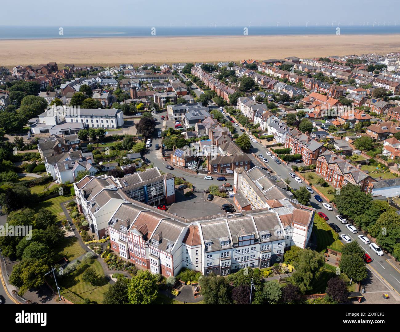 Aerial view block apartment buildings hi-res stock photography and ...