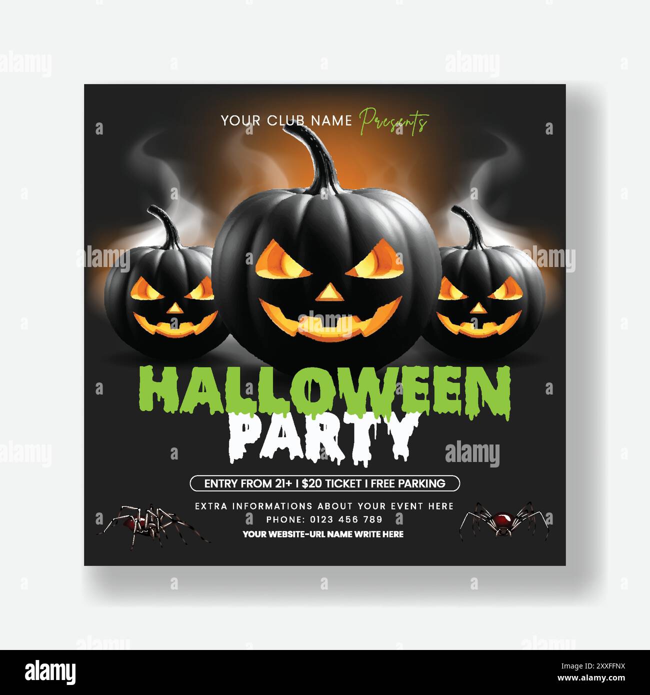 Halloween magazine cover Stock Vector Images - Alamy