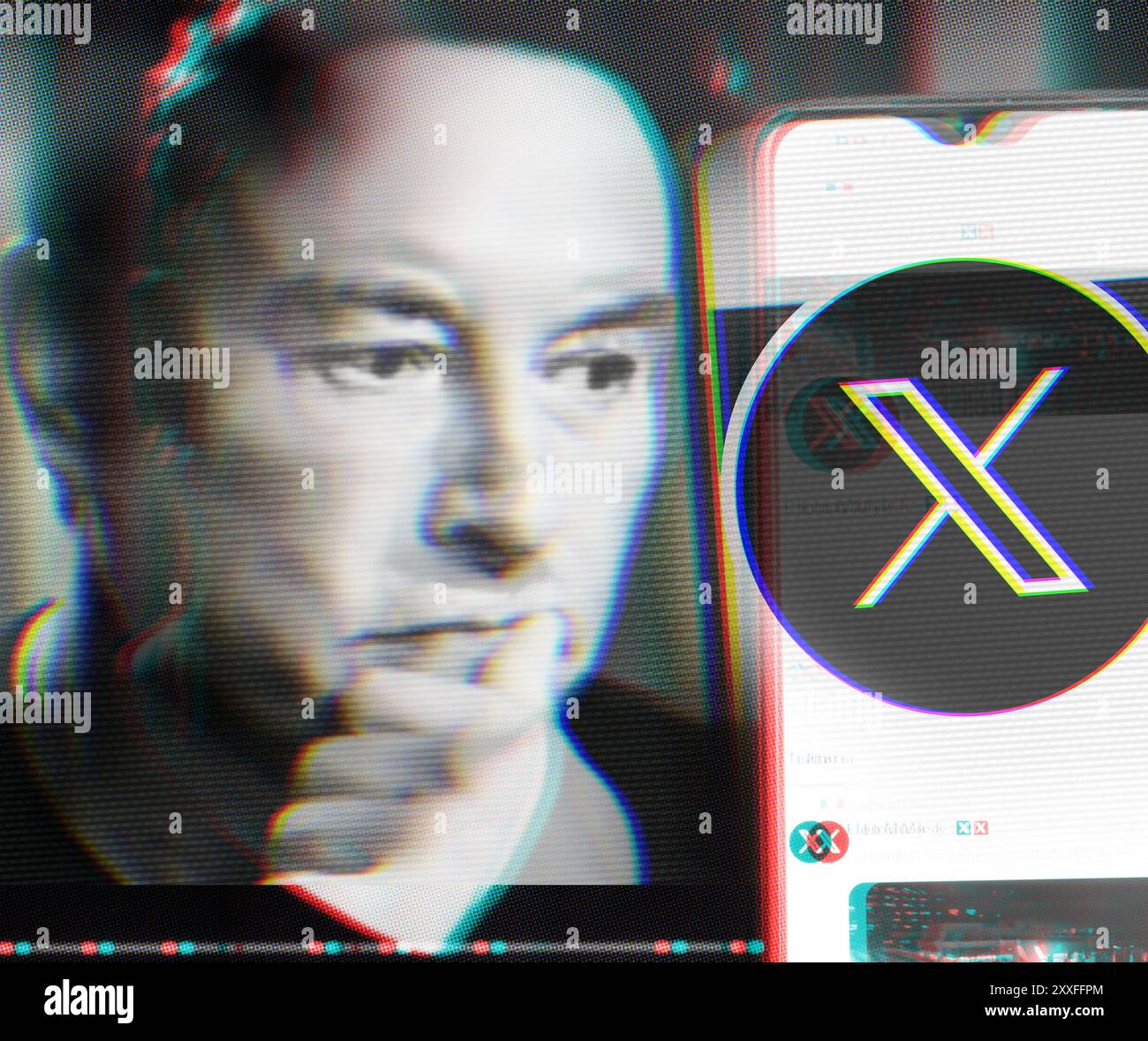 Glitchy hi-res stock photography and images - Alamy