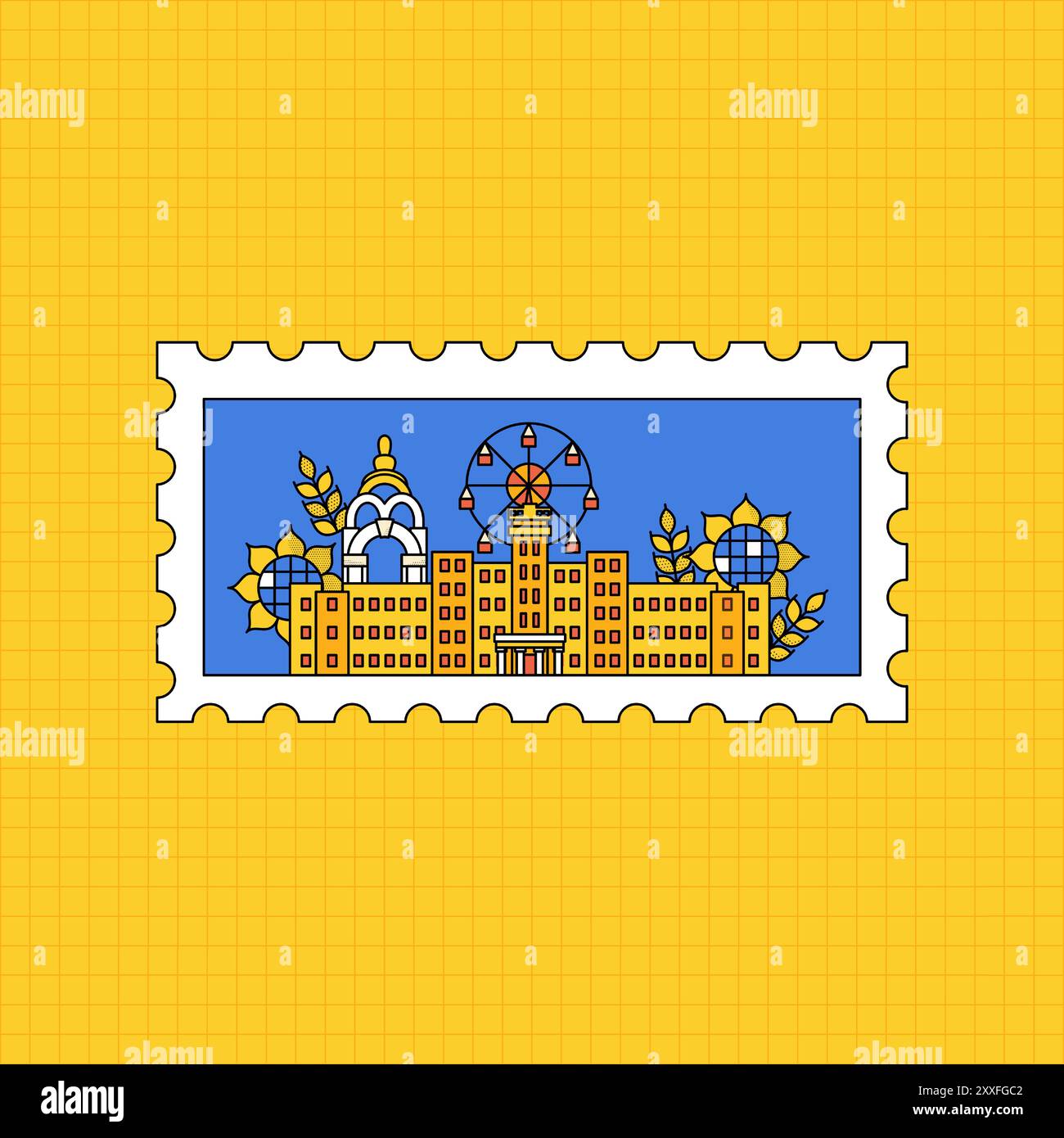Ukraine postage stamp Stock Vector Images - Alamy