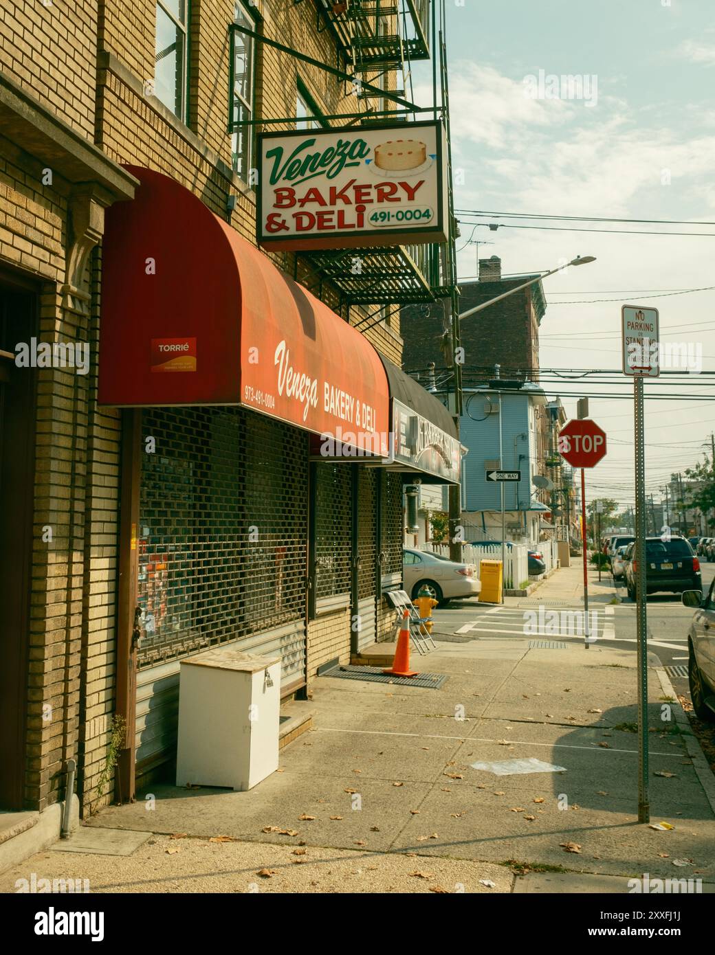 Veneza Bakery & Deli vintage sign, Newark, New Jersey Stock Photo - Alamy