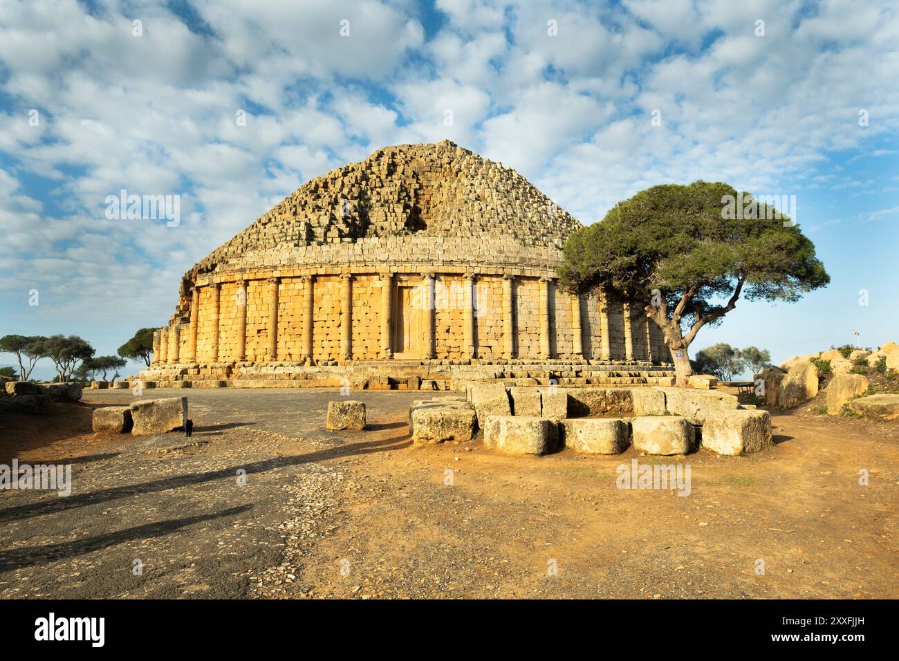 The Royal Mausoleum of Mauretania, the tomb of the Berber King Juba II ...